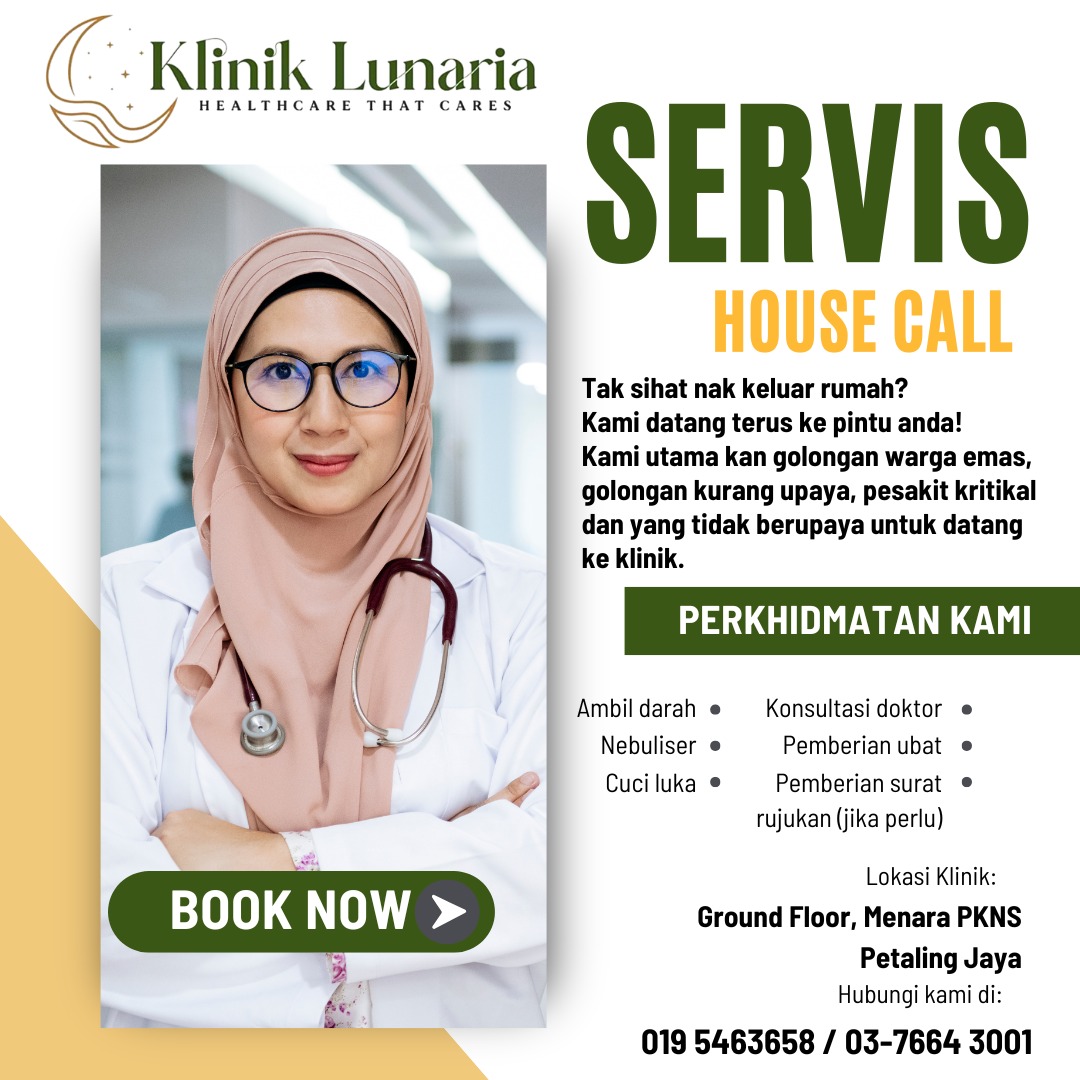House Call Service By Klinik Lunaria